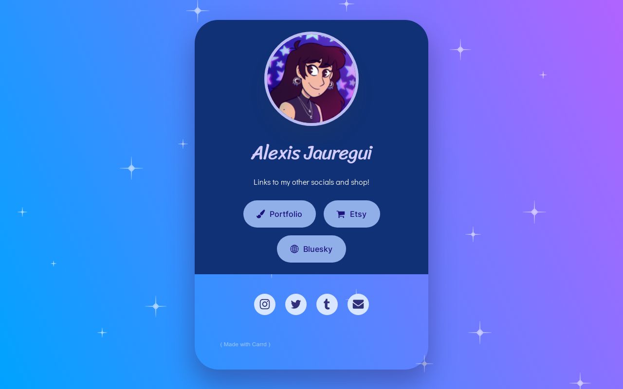 Alexis Jauregui's Carrd